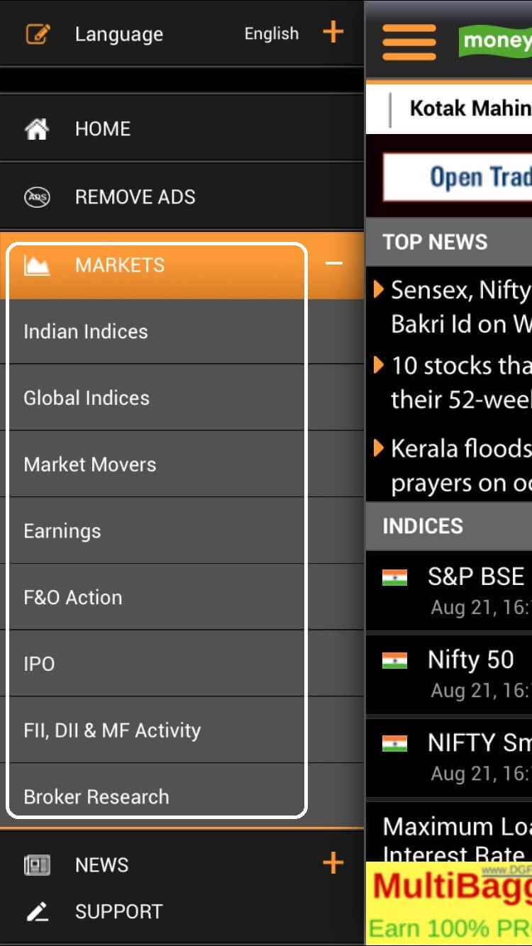 Moneycontrol Application - No.1 Mobile App for Indian Stock Market ...